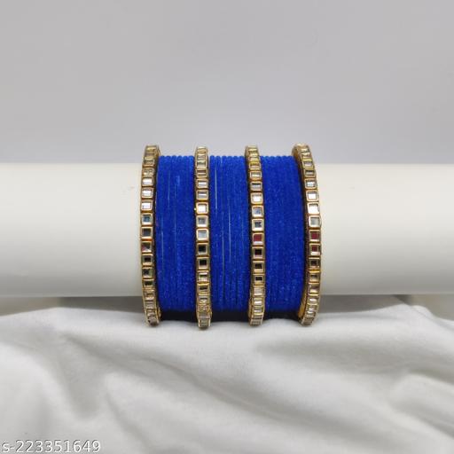 Kundhan Bangles Set – Shefit