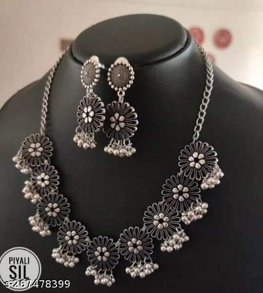 silver choker necklaces set – Shefit