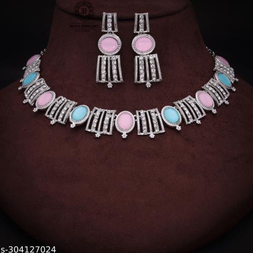 Bejewelify Exclusive Silver Traditional Necklace for Women – Shefit