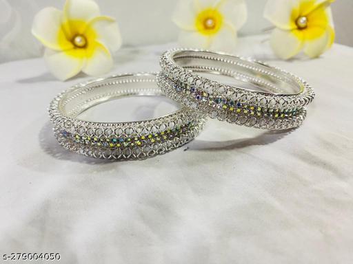 Silver Bangles Set – Shefit