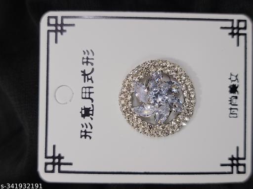 round studed silver ring – Shefit