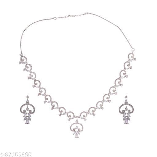Krsna jewels American diamond necklace set – Shefit