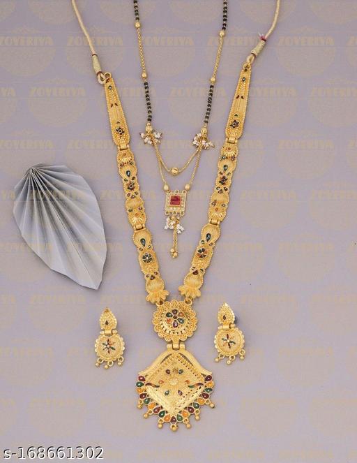 Women's-Alloy-Oxidised-GOLD-Jewellery-Set – Shefit