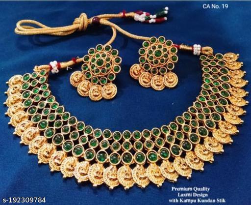 135 VALA GREEN Jewellery Set – Shefit