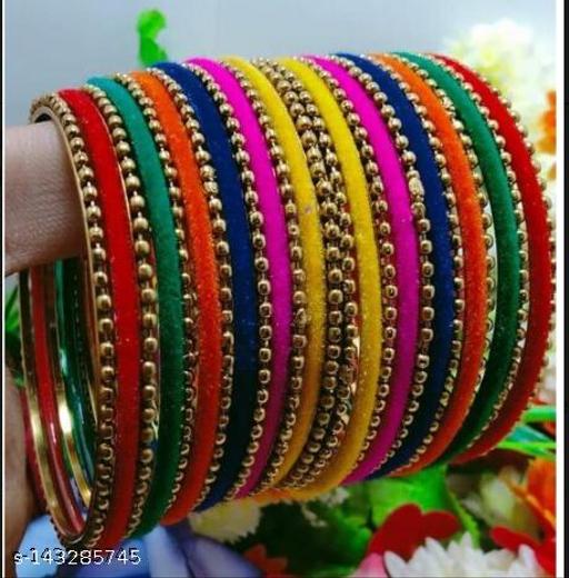 Fancy Malti Colour Metal Bangles For Women – Shefit