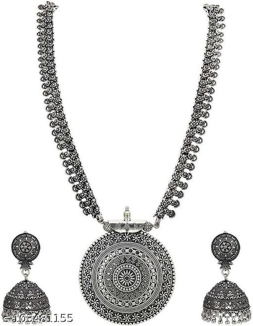 Brass Jewel Set (Black, Silver) – Shefit