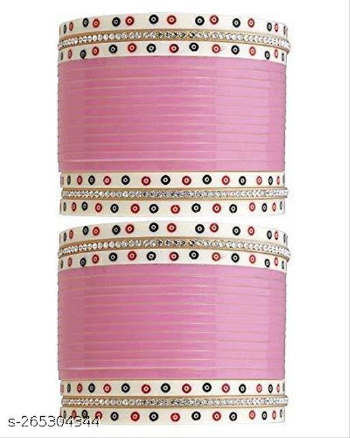 Unity Fashion Pink Colour Chuda For Women & Girls On Wear On The Occas ...